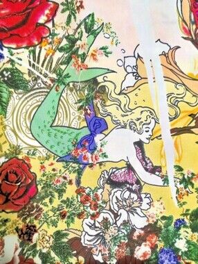 Spy Zone Exchange | Dresses | Y2k Floral Rose Tattoo Dress Rhinestone ...